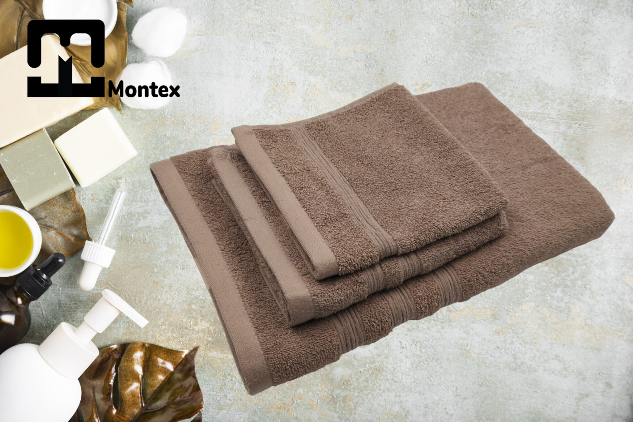 MONTEX VC BATH, HAND AND FACE TOWEL – LATTE – MONTEX
